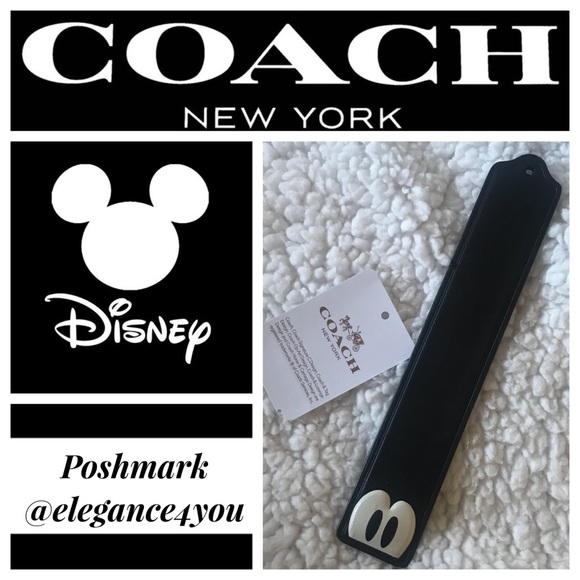 Coach | Bags | Coachlimited Edition Mickey Mouse Bookmark New | Poshmark